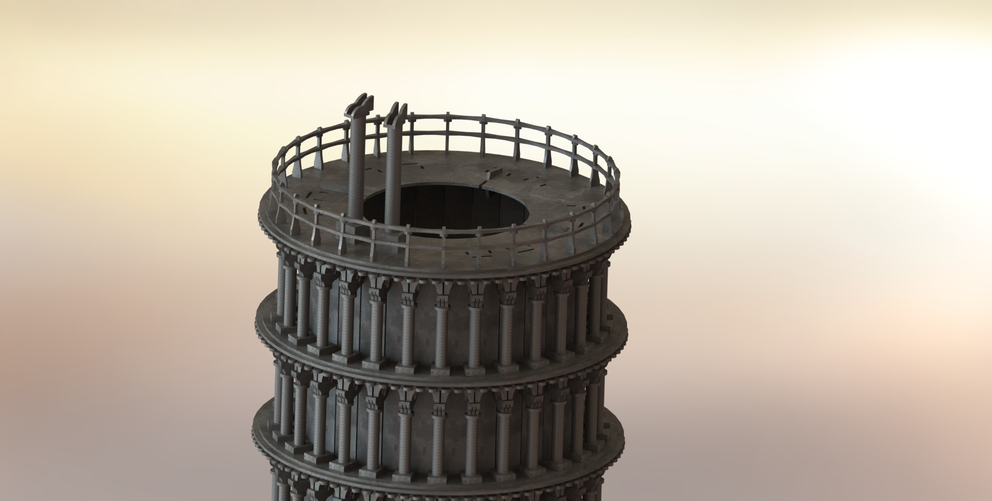 Free STL file Tower of Pisa, 3D MODEL FREE DOWNLOAD 🆓 ・3D printing ...