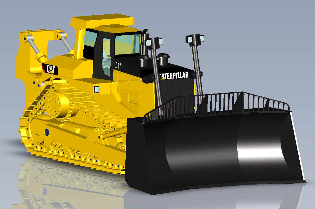 🚜 BULLDOZER - 3DMODELS - FILESTEP・Free STL File for ・Cults