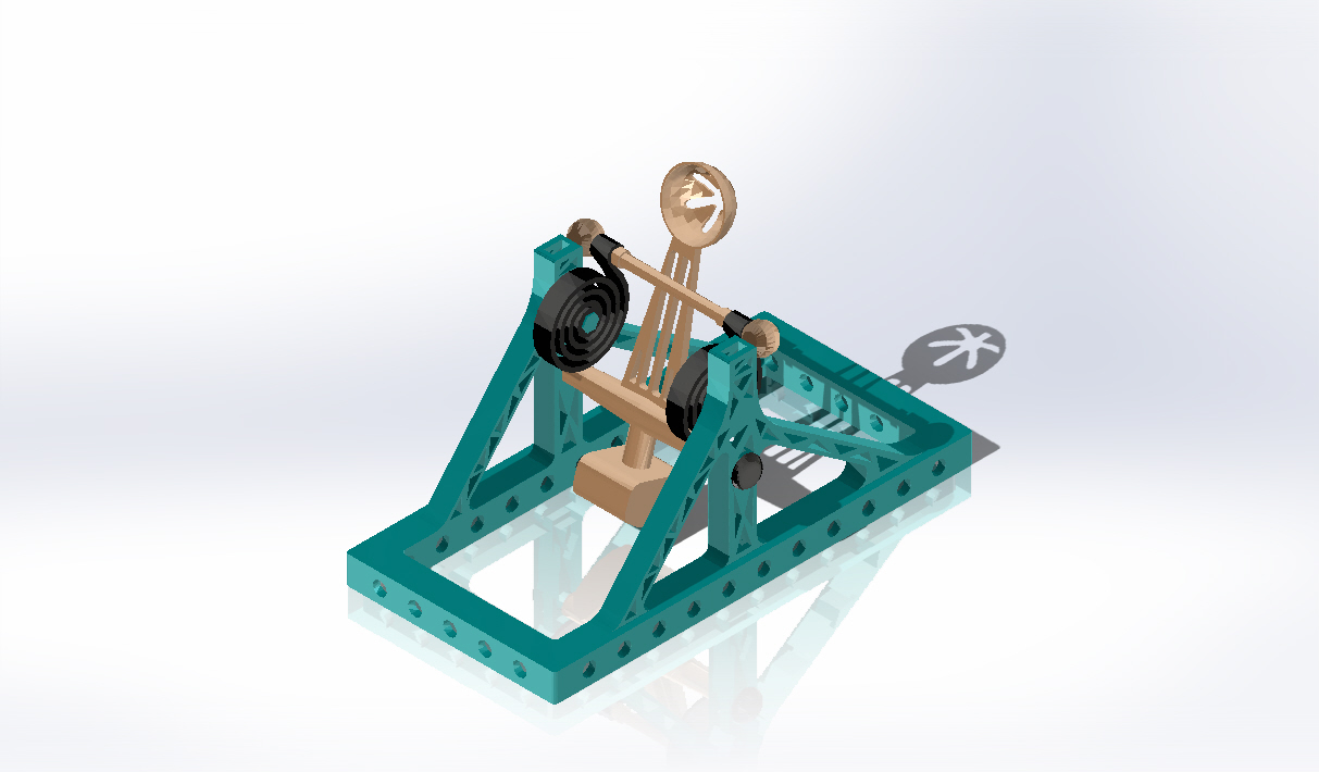 Free STL file CATAPULT PLASTIC 3D MODEL CNC, ANCIENT STONE TOY FOR ...