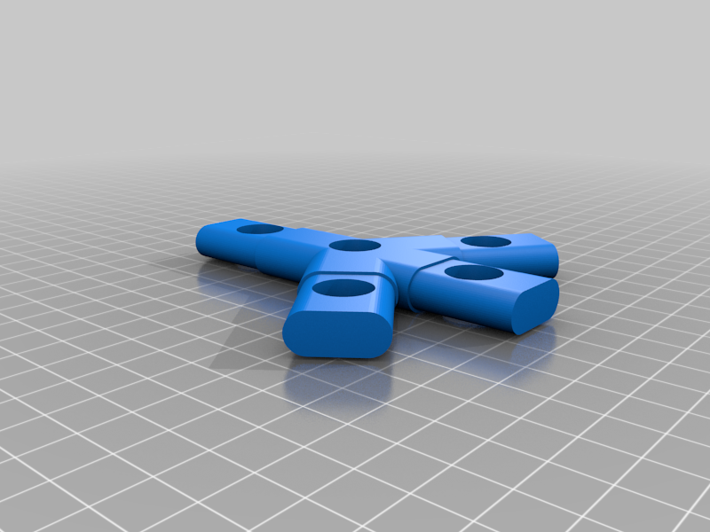 ️ Bullet Pixel Snowflake & Spinner・Free STL File for ・Cults