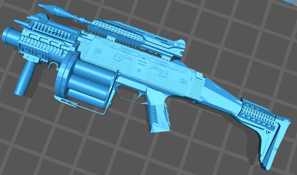 STL file Kickstarter Spawn Modern Gun 🔫 ・3D print object to download・Cults