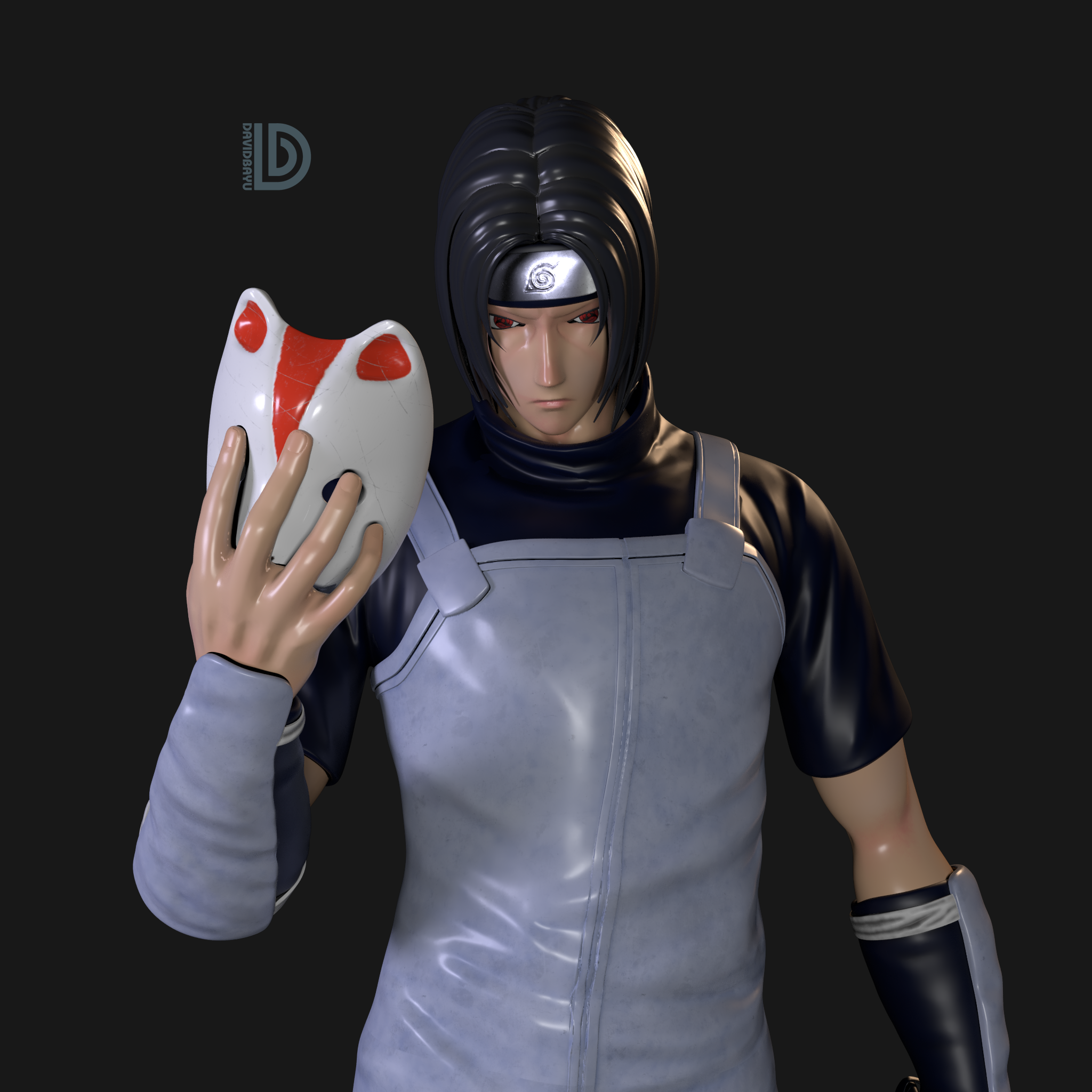 3D file itachi anbu 🎨 ・3D print model to download・Cults