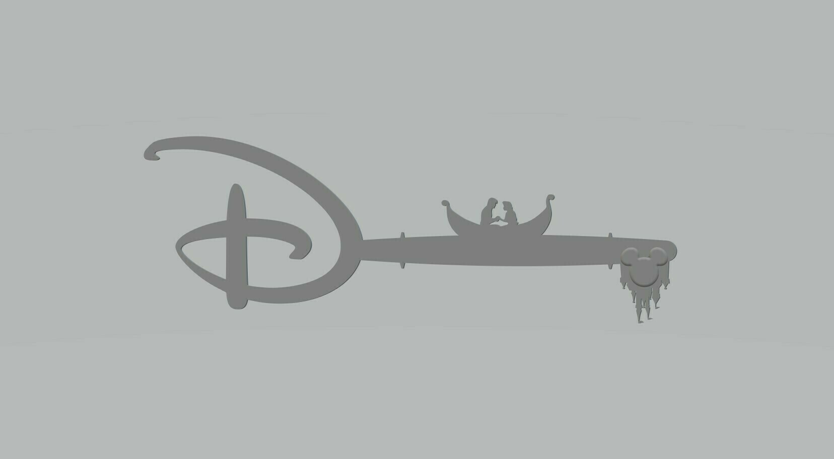 STL file Disney Tangled boat key 🛥️ ・3D printable model to download・Cults