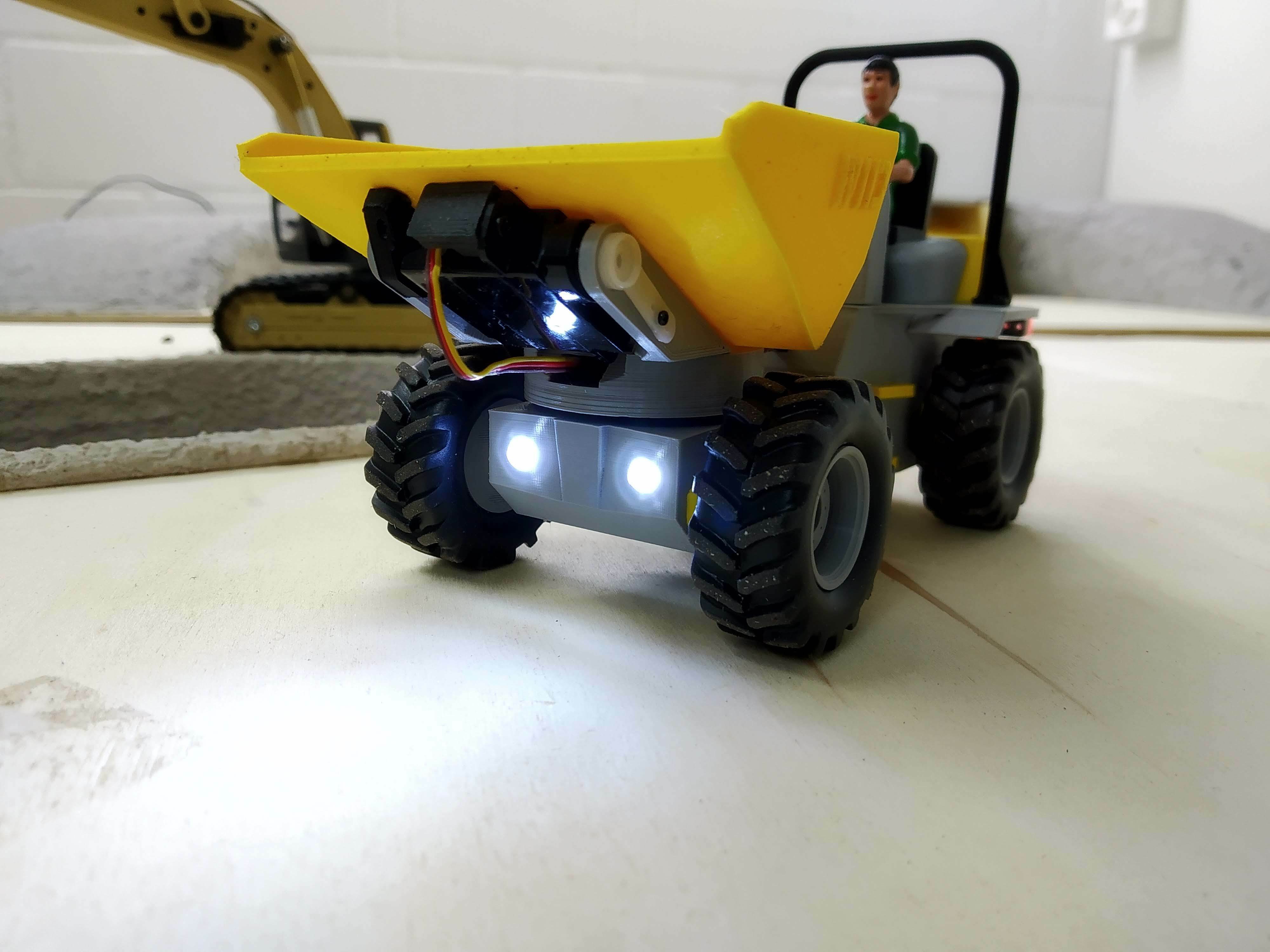 STL file 1/32 RC Mini Dumper by WID 👽・3D printer model to download・Cults