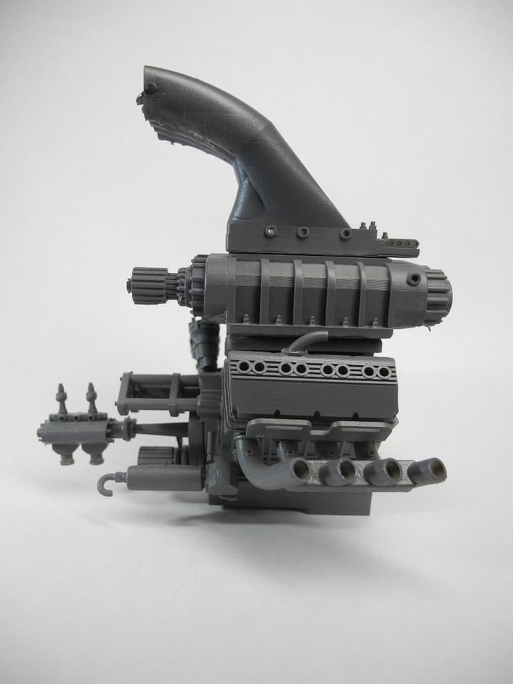 STL file TOP FUEL Engine Hemi Supercharged Complete with Options 🔝・3D ...
