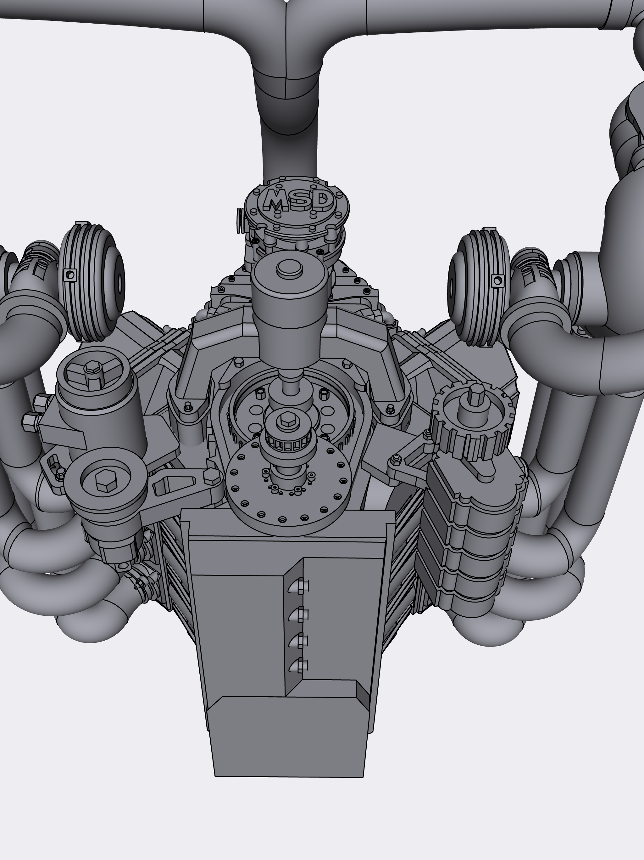 🏎️ Twin Turbo Hemi Supercharged Complete High Detail 3D print model ...