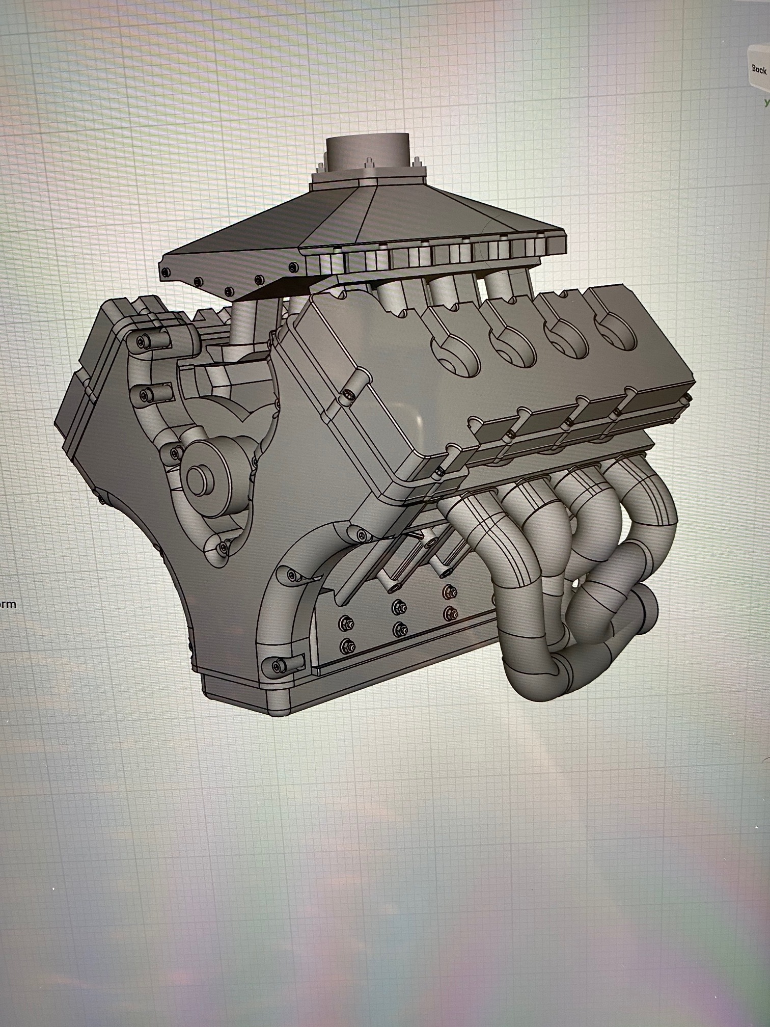 STL file MMR Billet Coyote X Engine - 5 configs 🚙 (OBJ, 3MF, and STEP ...