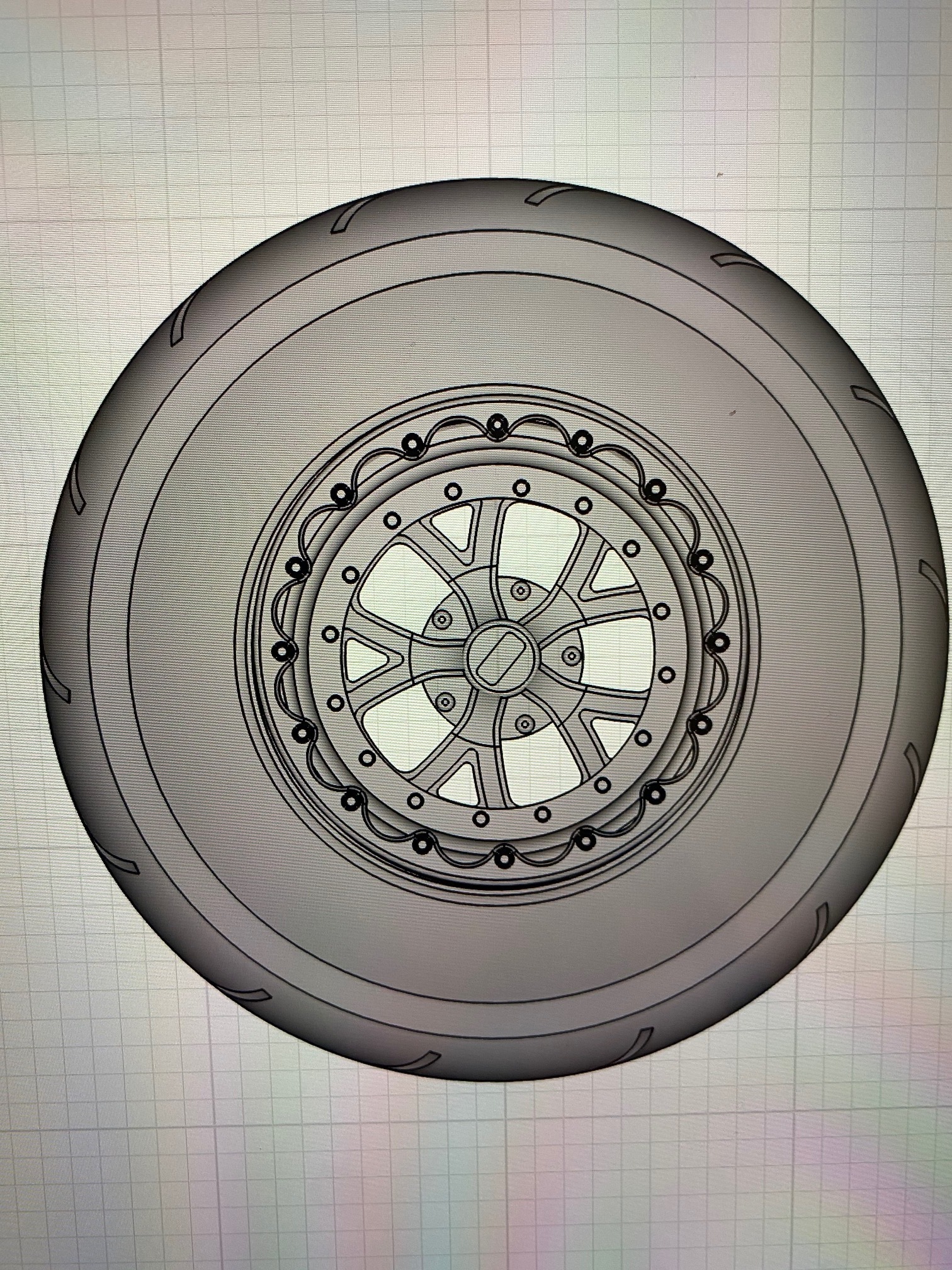 🏎️ Weld Wheels Radial Tire Beadlock Combo・ STL File for ・Cults