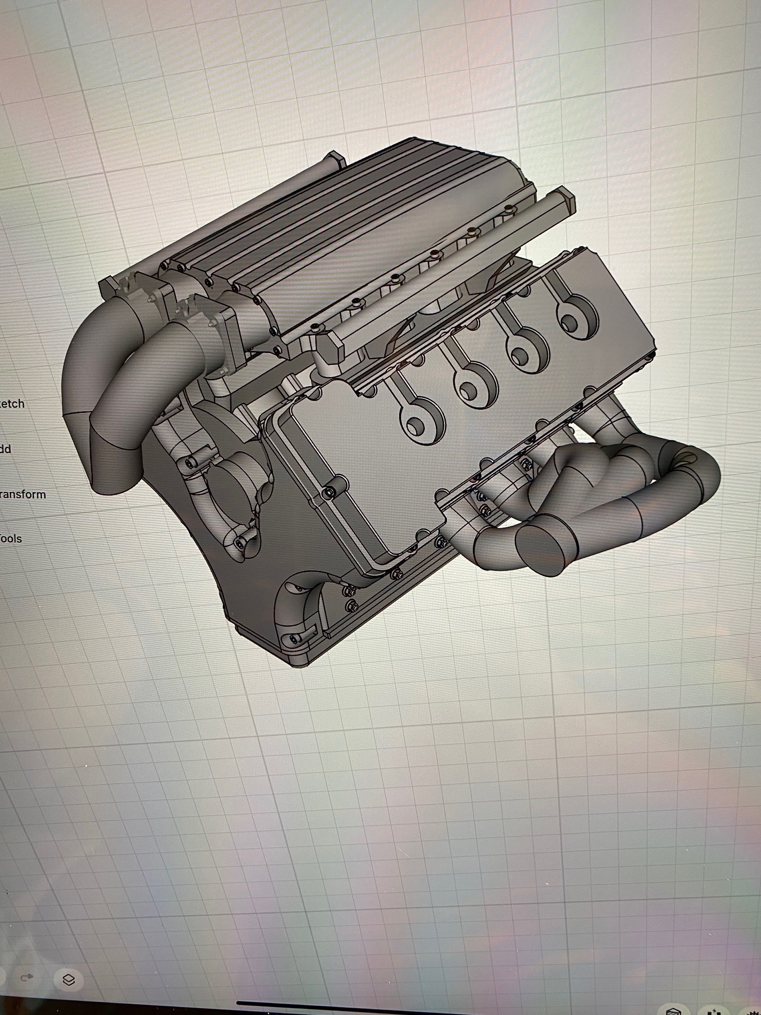 STL file MMR Billet Coyote X Engine - 5 configs 🚙 (OBJ, 3MF, and STEP ...