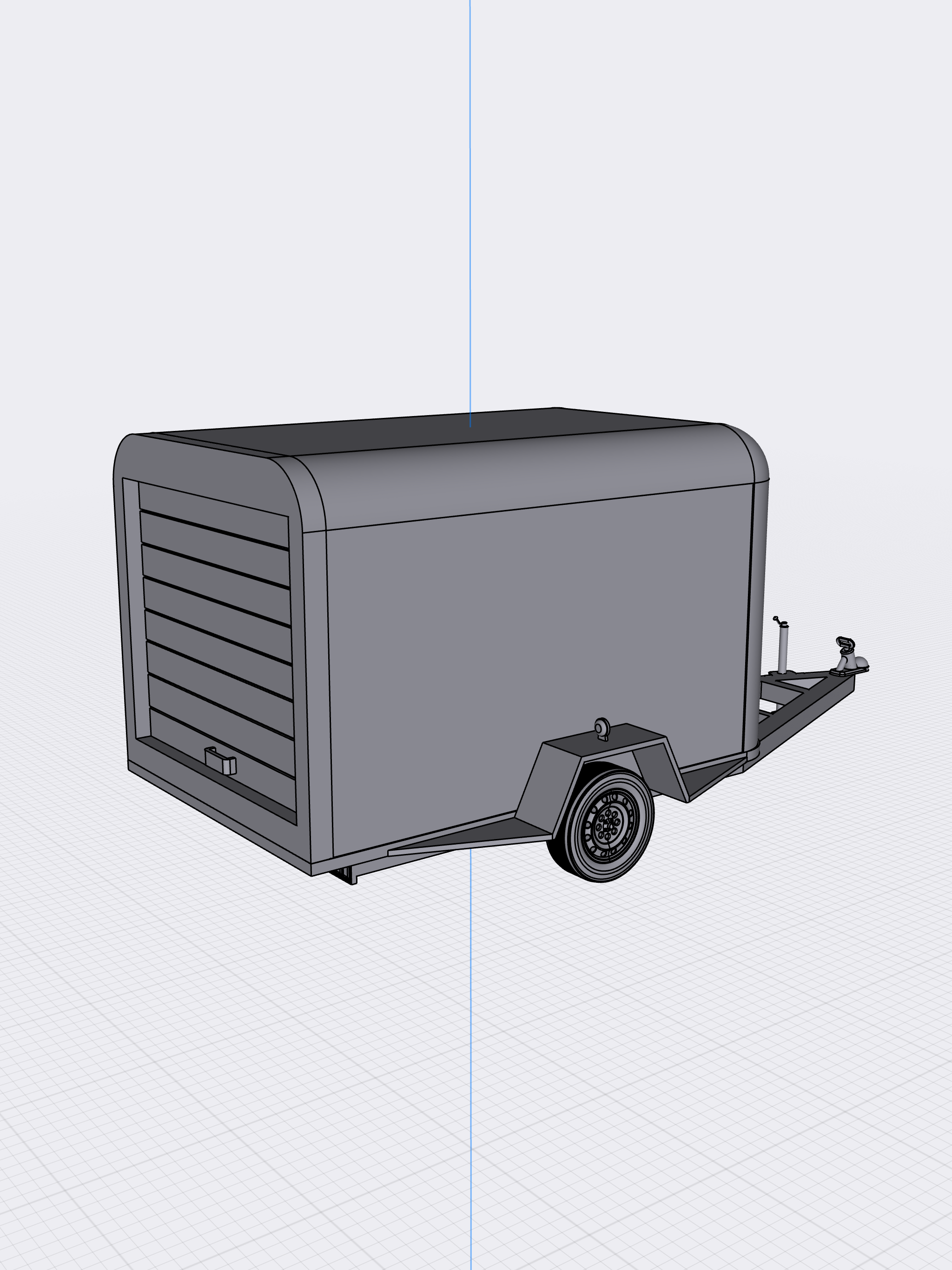 🚐 UHAUL trailer diorama drag week 3 door options・ STL File for ・Cults