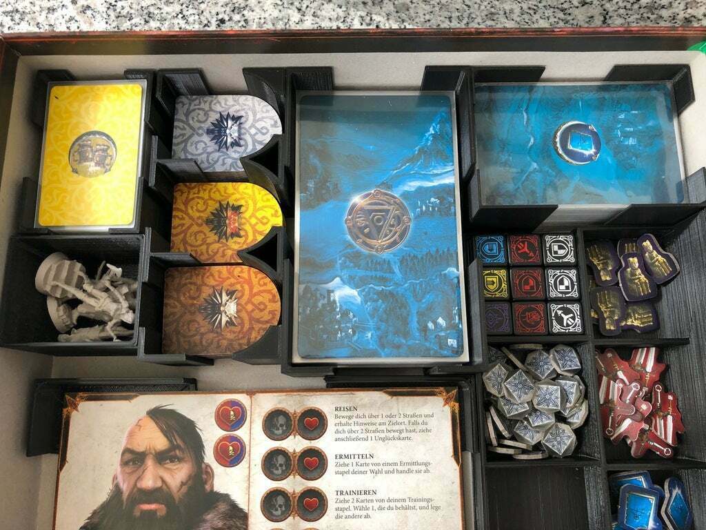 Free STL file The Witcher Adventure Game Box Organizer 📦 ・3D printer ...