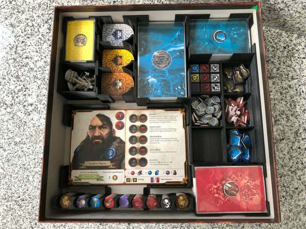 Free STL file The Witcher Adventure Game Box Organizer 📦 ・3D printer ...