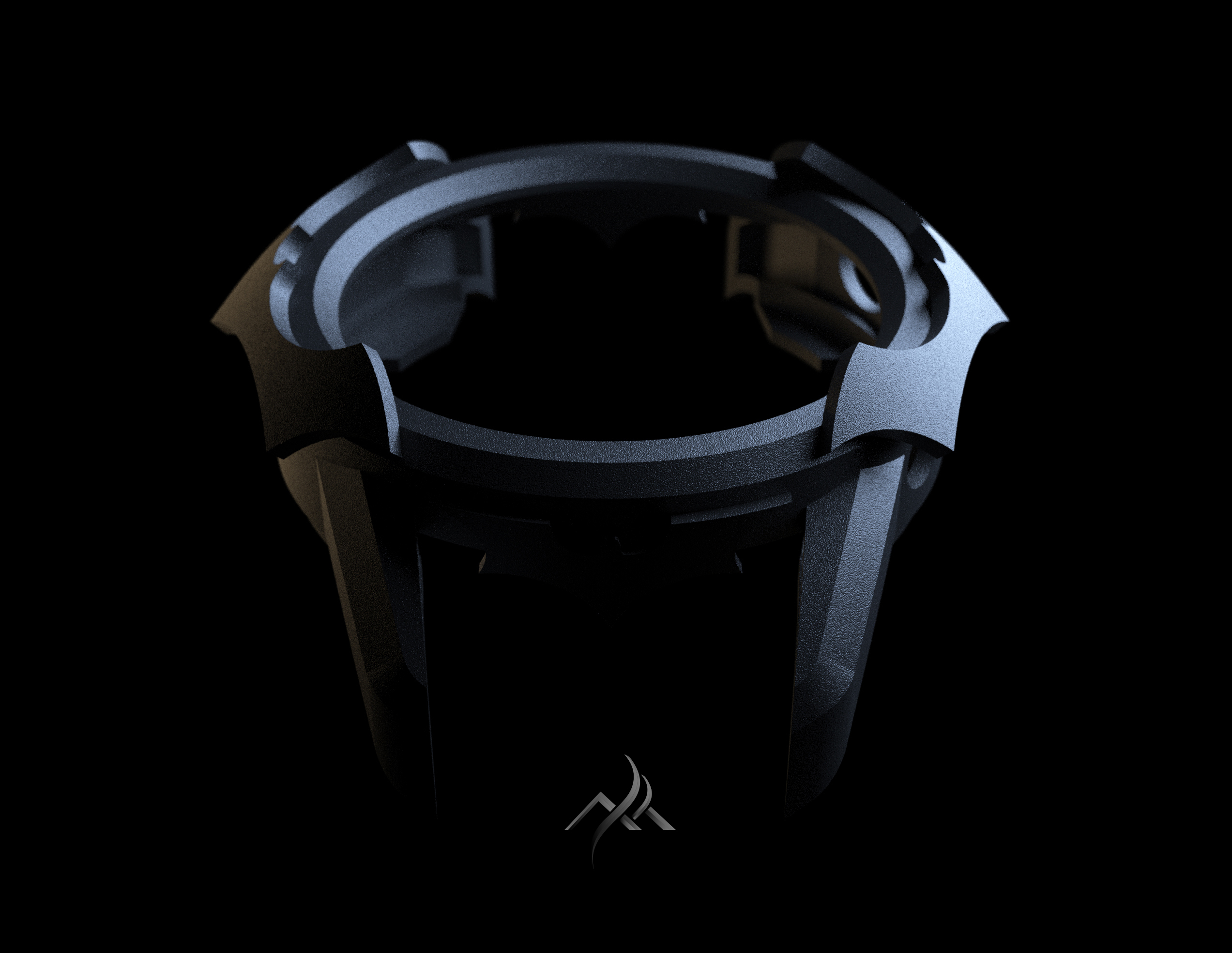 STL file Dark Knight - SmartWatch cover 🦇 ・3D printer design to ...