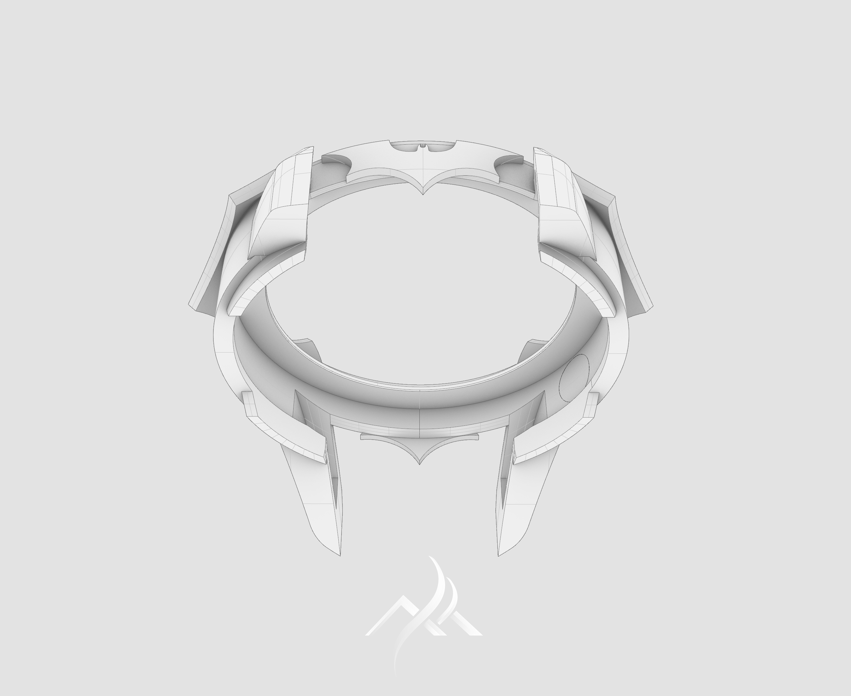 STL file Dark Knight - SmartWatch cover 🦇 ・3D printer design to ...