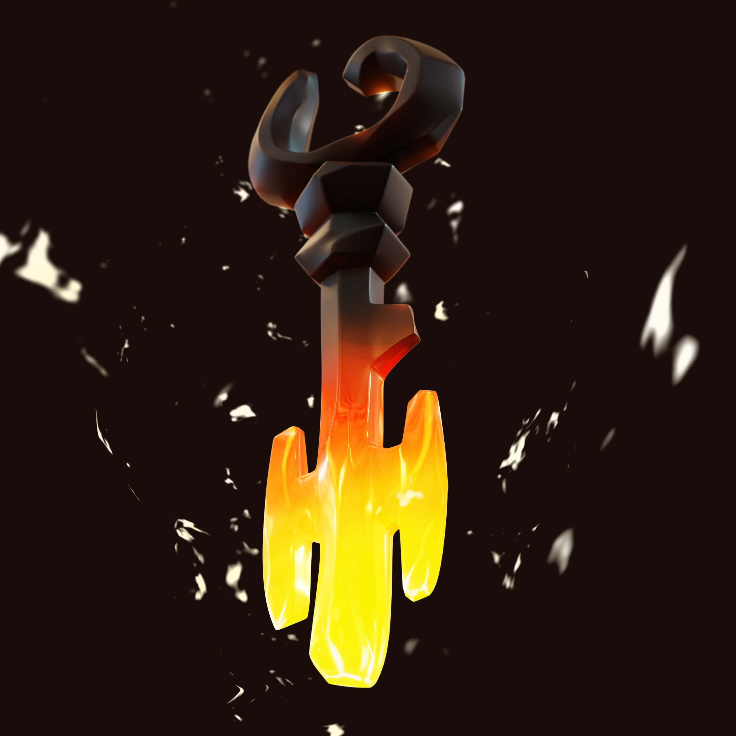 STL file Ashen Key - Sea Of Thieves 🔑 ・3D print object to download・Cults