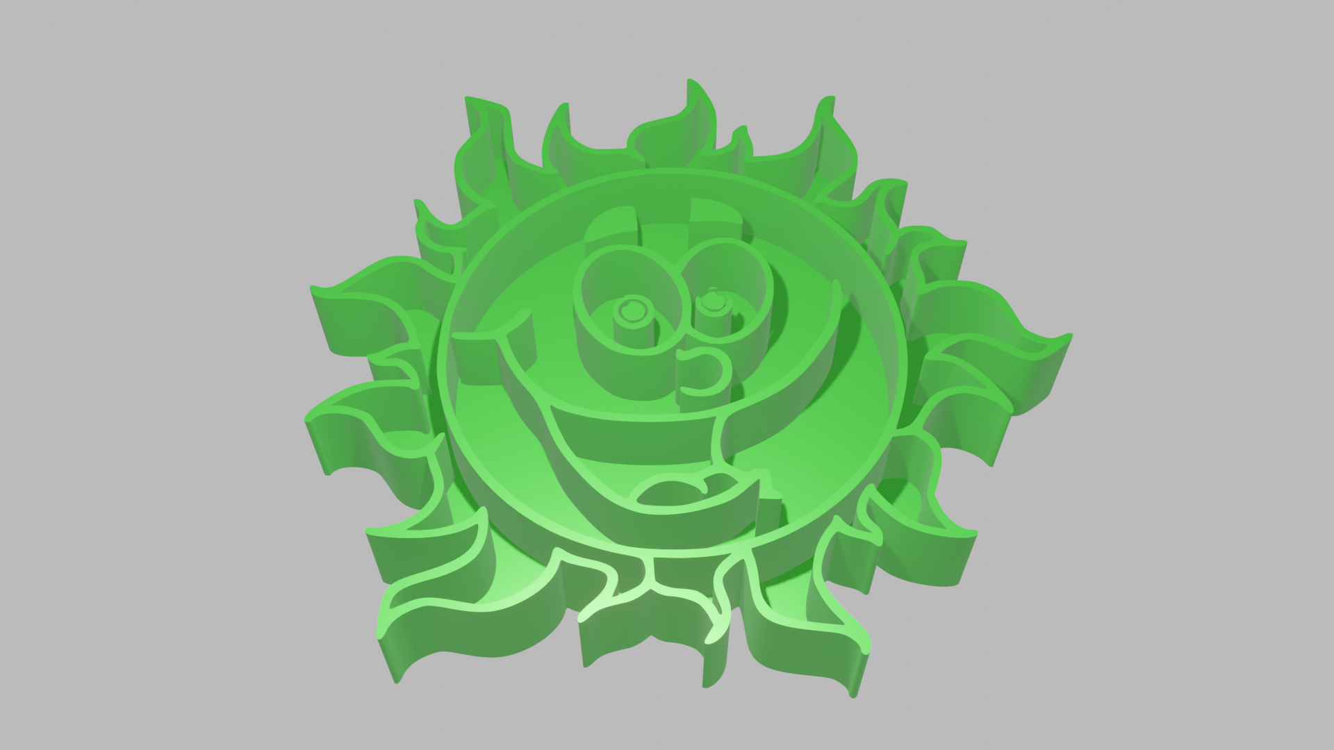 Free STL file Happy Sun Cookie Cut ☀️ ・3D print design to download・Cults