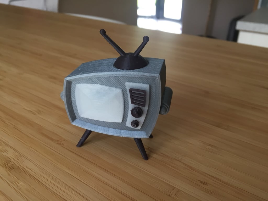 3D print Retro Television・Cults