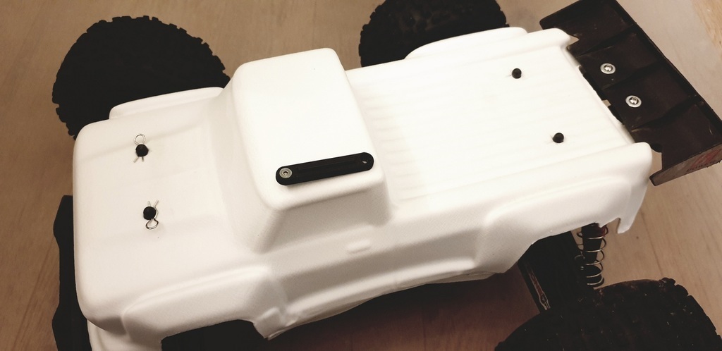 🚁 Roof Skid Rail for 4S - 6S RC Cars (Outcast, Tekno MT 410, Kraton etc ...
