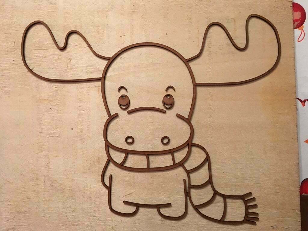 Free DXF file So cute Reindeer 🎲 ・3D printable model to download・Cults