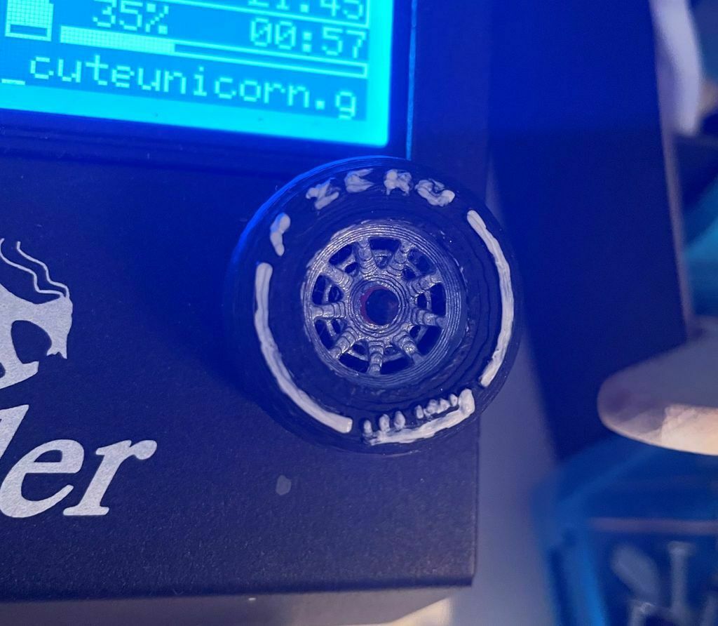 🔧 F1 Tire Ender 3 LCD Knob・Fichier STL Gratuit pour ・Cults