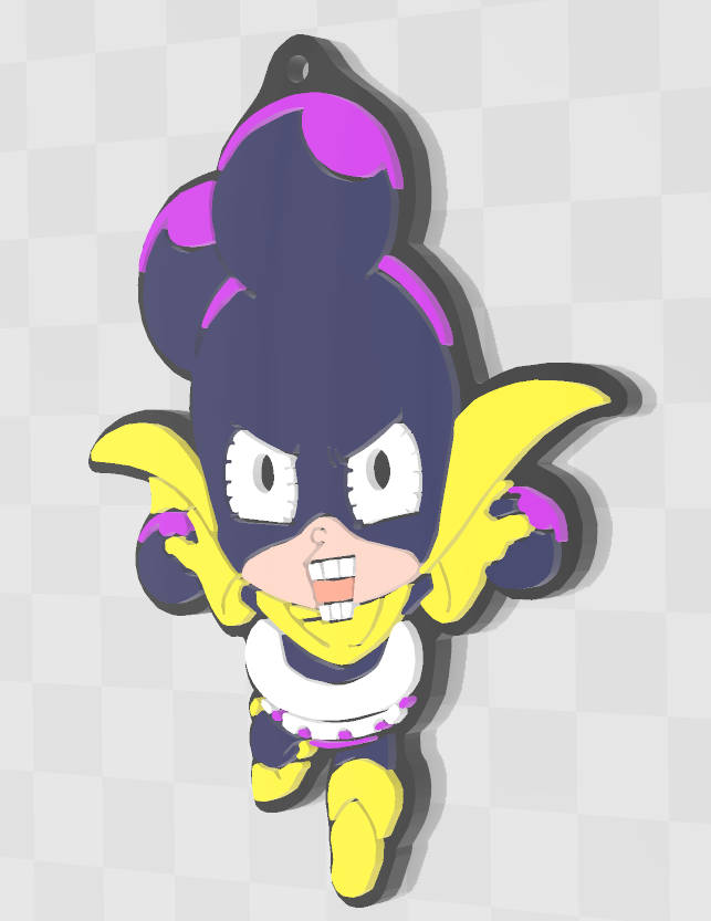 Fichier 3D Minoru Mineta Porte-clés My Hero Academia 👽 ・Plan imprimable ...