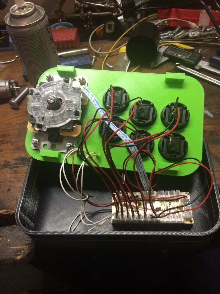 Free STL file Arcade Stick Ps3 Ps4 Mac Pc Fight Controller Playstation ...