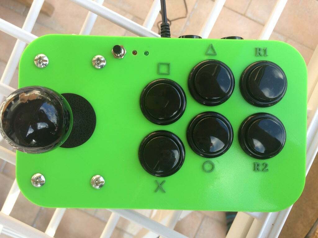 Free STL file Arcade Stick Ps3 Ps4 Mac Pc Fight Controller Playstation ...