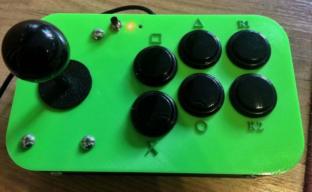 Free STL file Arcade Stick Ps3 Ps4 Mac Pc Fight Controller Playstation ...