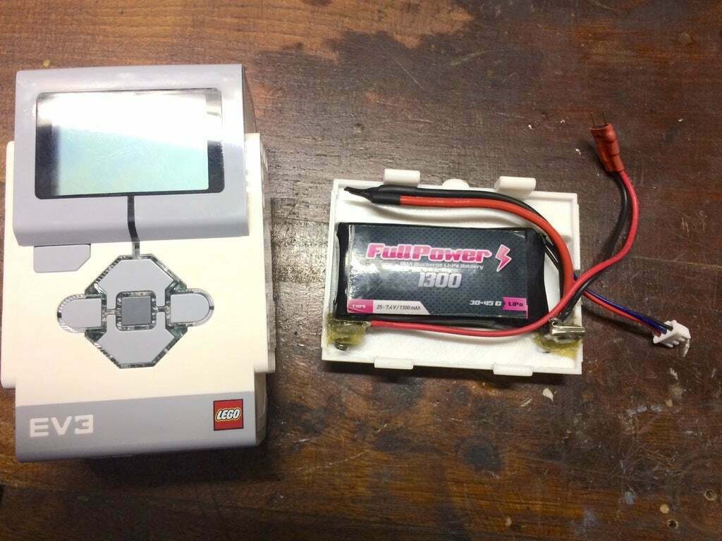 Arquivo grátis STL Tapa de la batería de Lego Mindstorms EV3 para el ...