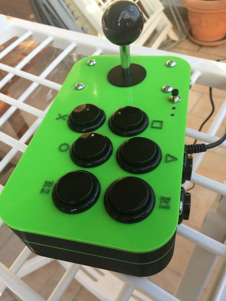Free STL file Arcade Stick Ps3 Ps4 Mac Pc Fight Controller Playstation ...