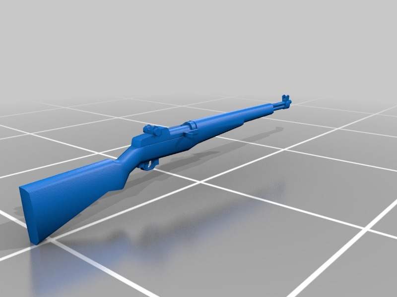 Archivo 3D gratis US M1 Garand WWII 🖨️ ・Plan de impresión en 3D para ...