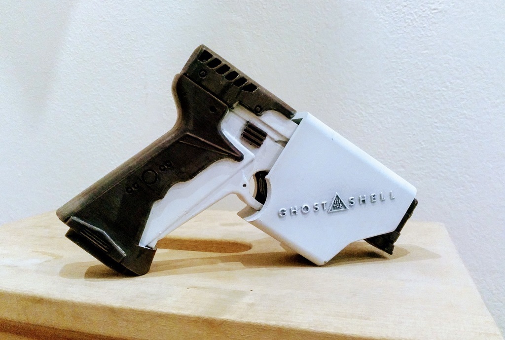 🔫 Upgrade of Thermoptic pistol from Ghost In The Shell・Free 3D File for ...