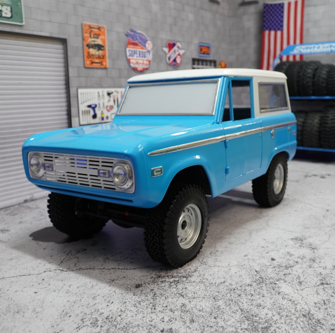3D printing RC body Ford Bronco 275mm wheelbase RC4WD STL 3d model ...