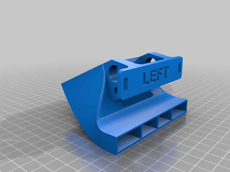 Free 3D file Curtain Fan ducts Remix - 9.5mm larger ♊ ・Model to ...