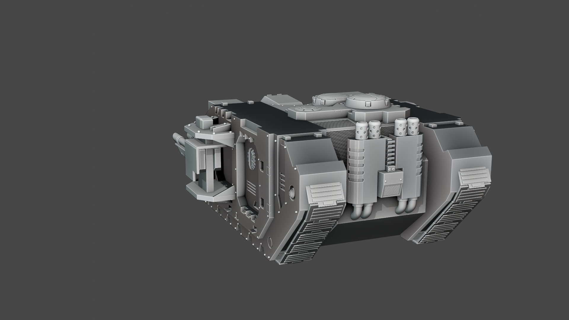 🛰 space soldiers scifi strange tank one・ STL File for ・Cults