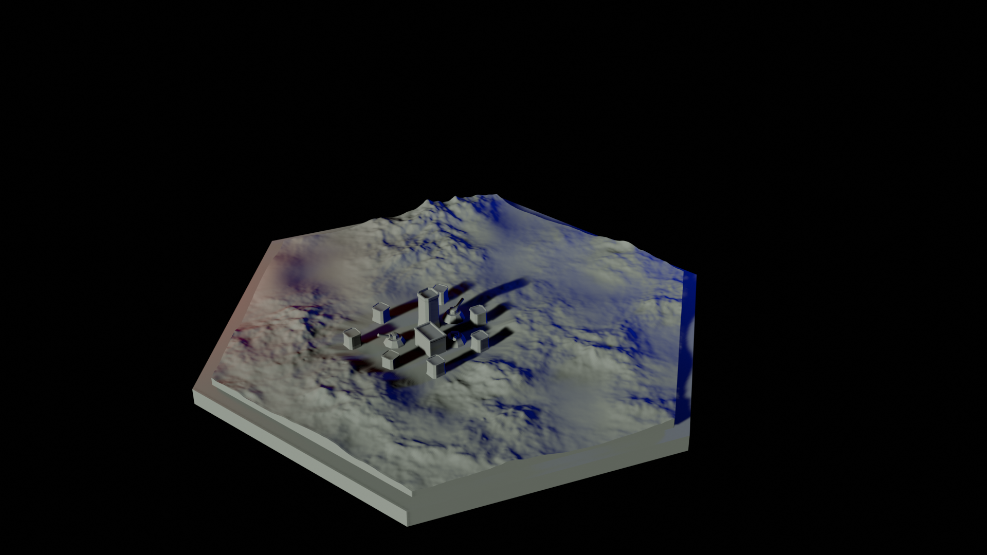 🎲 planetary empires Inspired landscape full set・ STL File for 3D ...