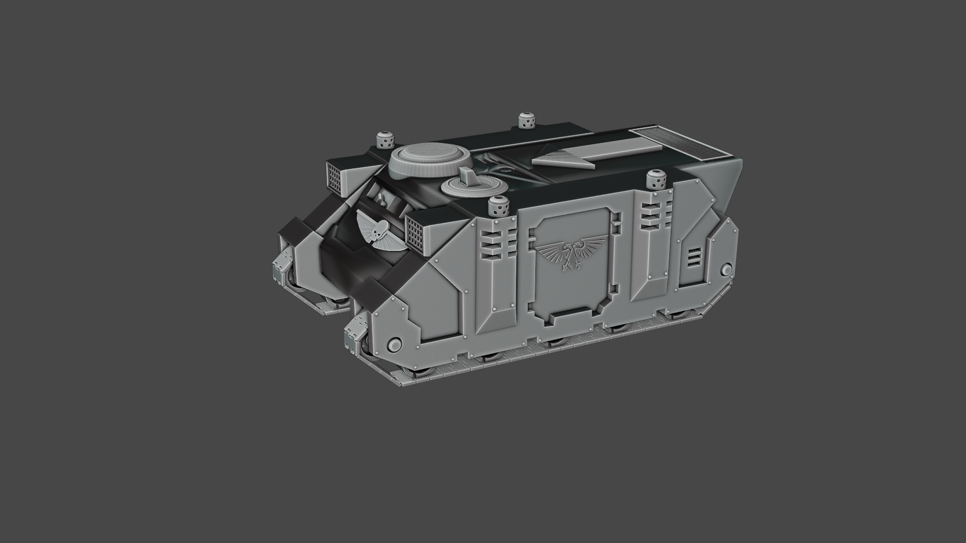 STL file Space soldiers transport tank 🛰・Model to download and 3D print ...