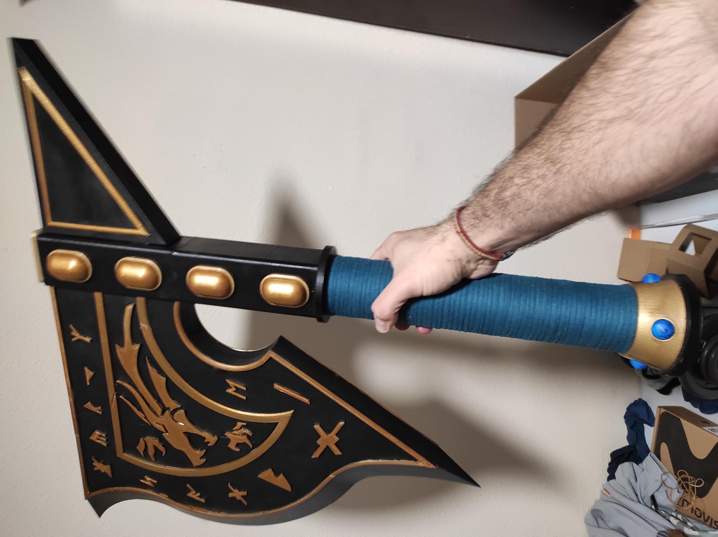 STL file Gotrek Gurnisson Magic axe 🪄 ・3D printer model to download・Cults