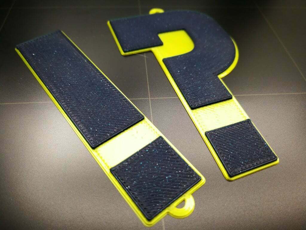 Free STL file Exclamation - Question marks earrings ・3D printer model ...