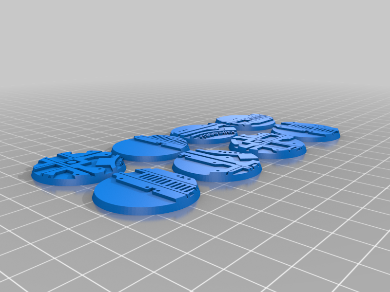 ⚔ Battle area bases・Free STL File for ・Cults
