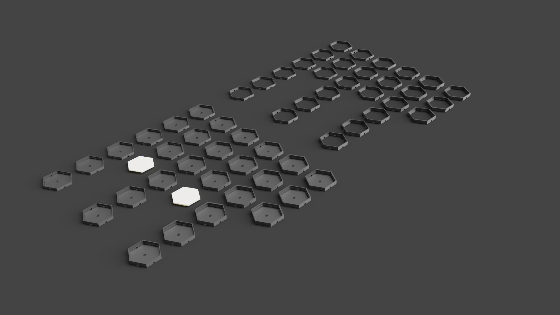 3D file Modular Hexagon LED Lamp 🔦 ・Design to download and 3D print・Cults