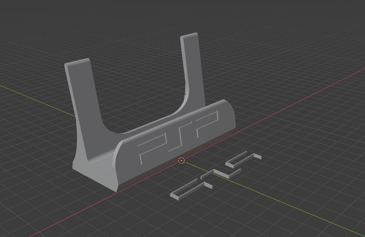 🎨 PSP 2000/3000 Ständer - Einfach zu lackieren・ STL Datei für ・Cults