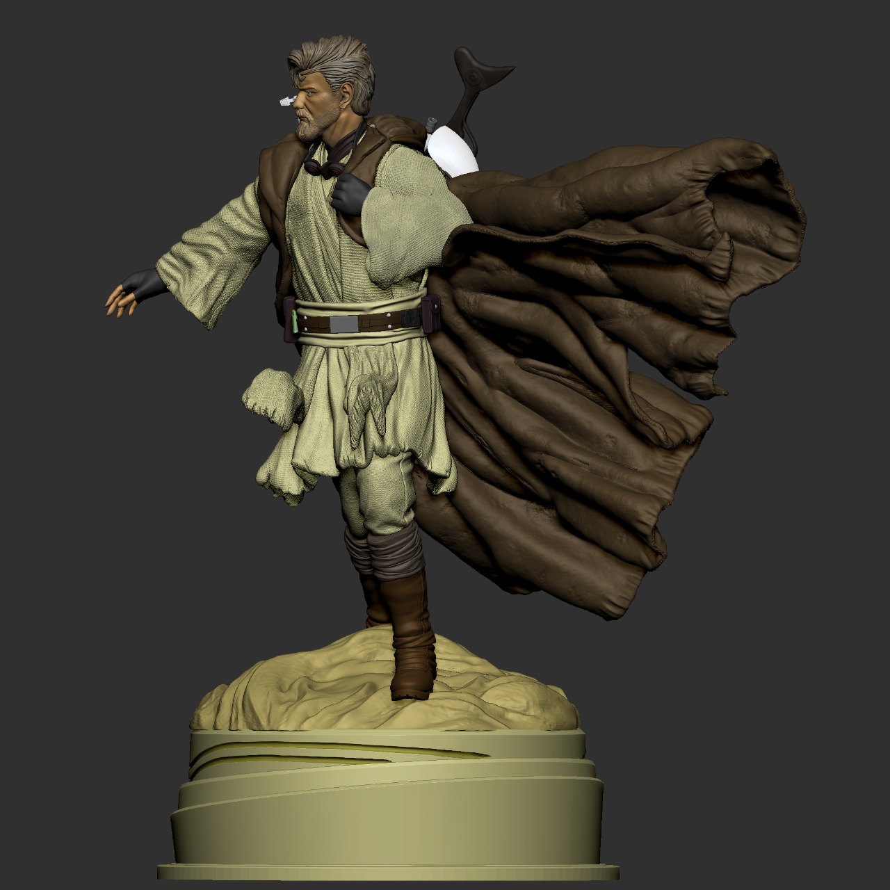 STL file Obi Wan Kenobi Clone Wars V2 🎨 ・3D print design to download・Cults