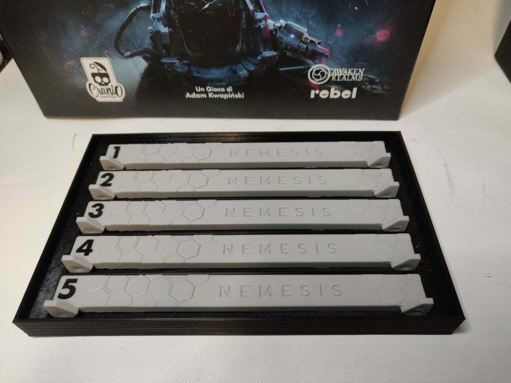 Бесплатный STL файл Nemesis Organizer Base + Aftermath 🎲・Модель 3D ...