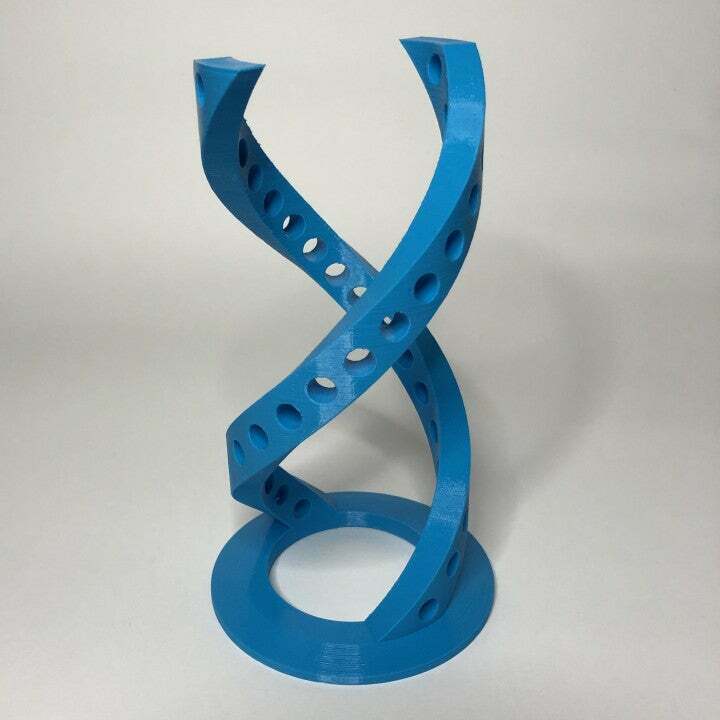 🧬 DNA Pencil Holder・Free STL File for ・Cults