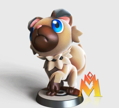 Archivo STL Rockruff - FIGURA POKÉMON - UNIDAD POKÉMON 🐉 ・Plan de ...