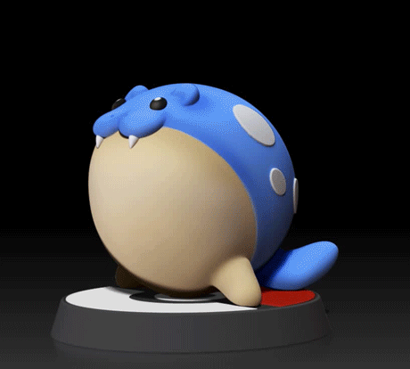 🎨 Spheal - FAN ART - FIGURINHA POKÉMON - MODELO DE IMPRESSÃO 3D・Arquivo ...