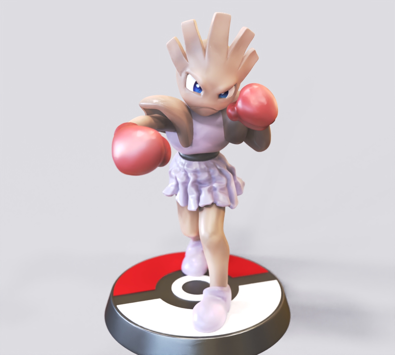 STL file Hitmonchan - FAN ART - POKÉMON FIGURINE - POKÉMON UNITE 🎨 ・3D ...