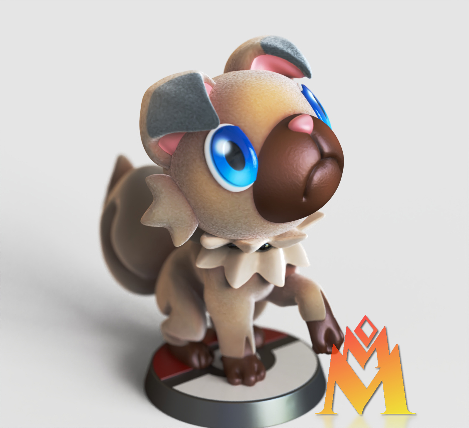 Archivo STL Rockruff - FIGURA POKÉMON - UNIDAD POKÉMON 🐉 ・Plan de ...