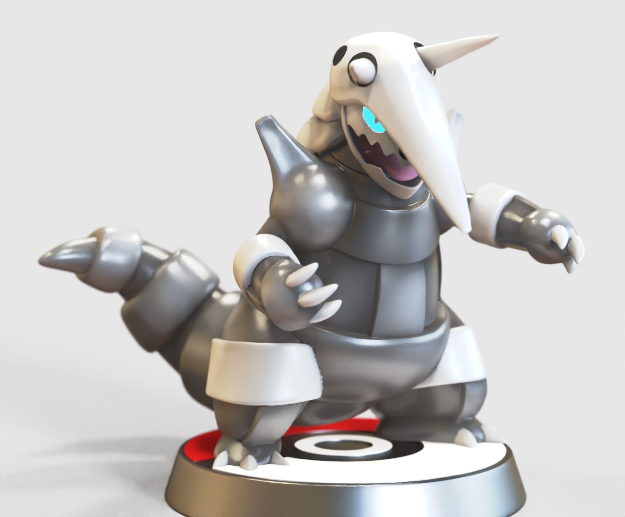 STL file Aggron - FAN ART - POKÉMON FIGURINE - POKÉMON UNITE 🎨・3D ...